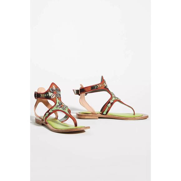MEHER KAKALIA | Shoes | New Meher Kakalia Tiki Sofia Sandal In Td ...